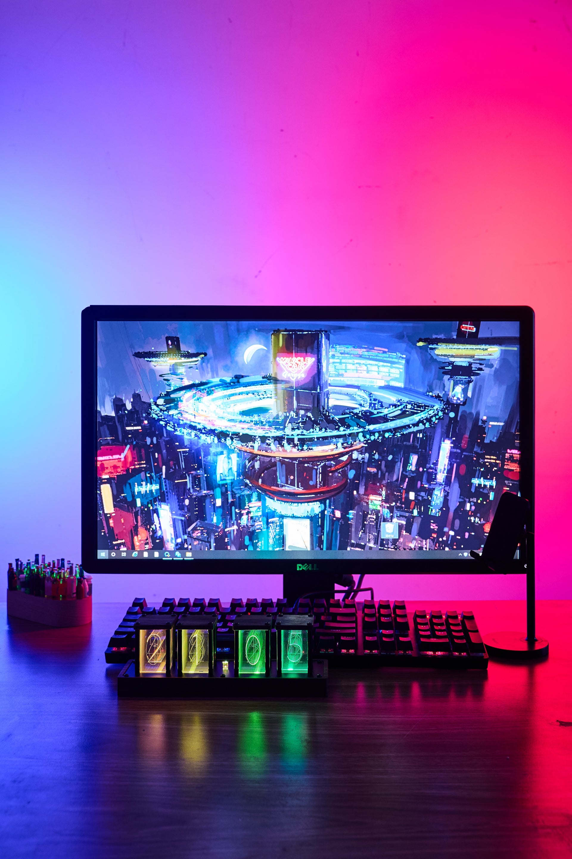 Box Shaped Nixie Clock– ClocTeck